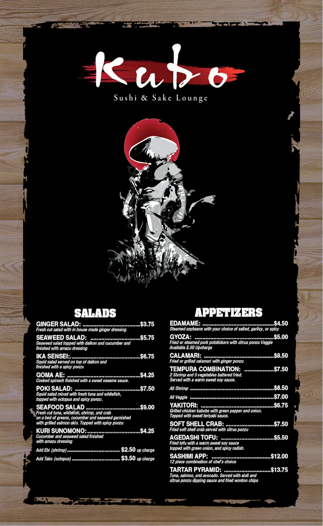 Home - KUBO SUSHI & SAKE LOUNGE