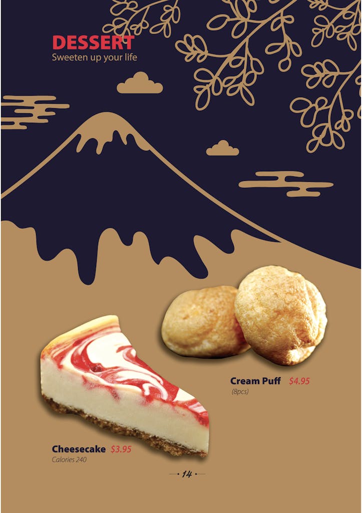 Menu Sushi Go Go