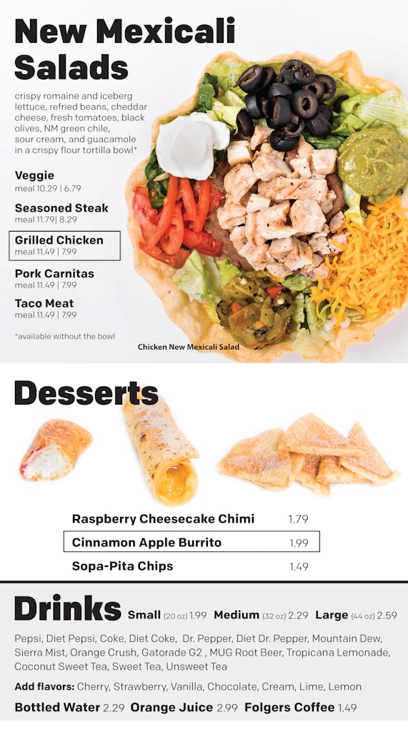 Menu - Taco Box