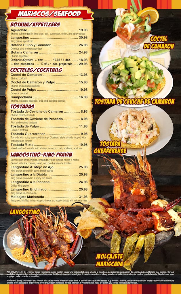 Menu - ANTOJITOS TIERRA CALIENTE