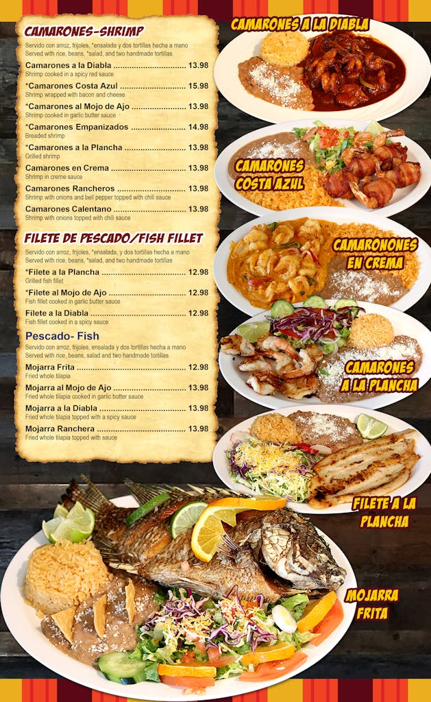 Menu - ANTOJITOS TIERRA CALIENTE