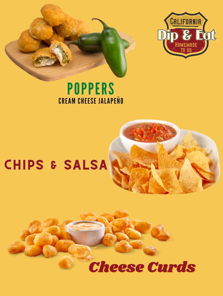 Menu - California Dip & Eat