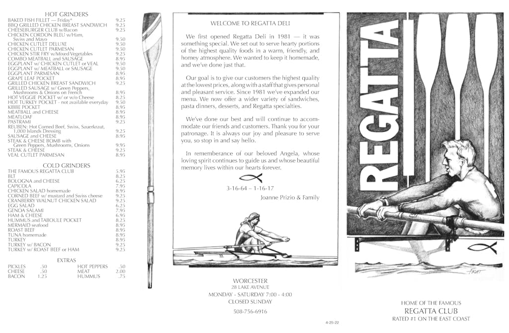 menu - Regatta Deli