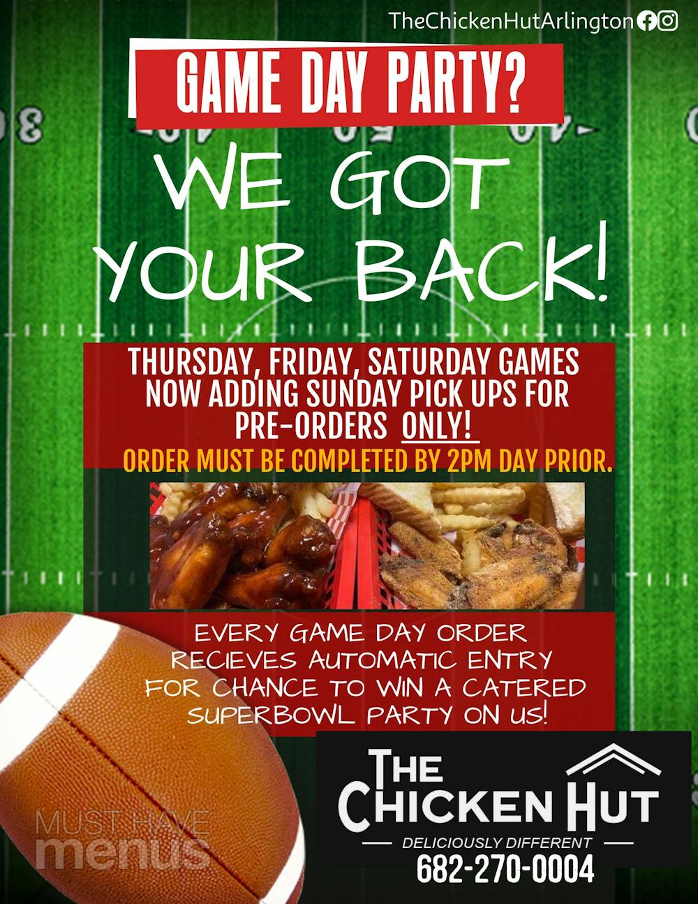 Deals / Catering - THE CHICKEN HUT