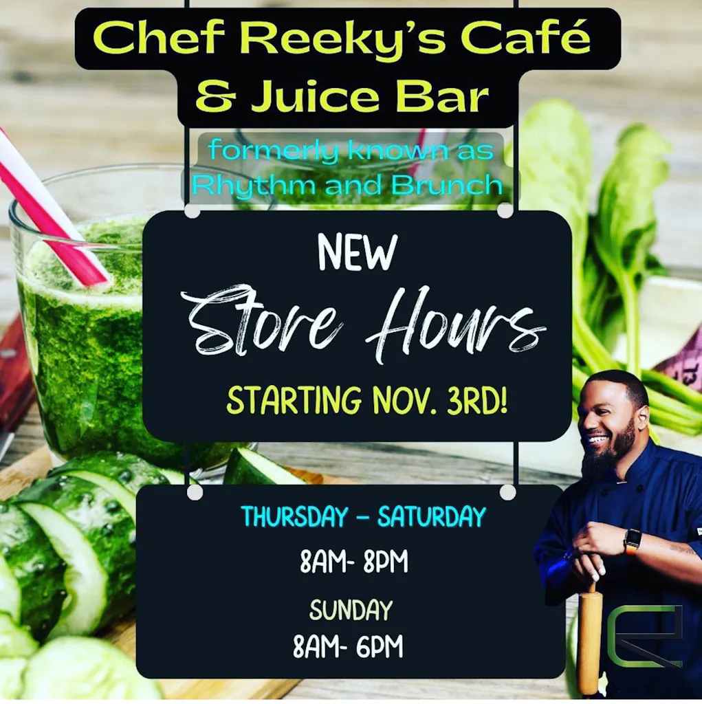 Home - Chef Reeky's Cafe & Juice Bar