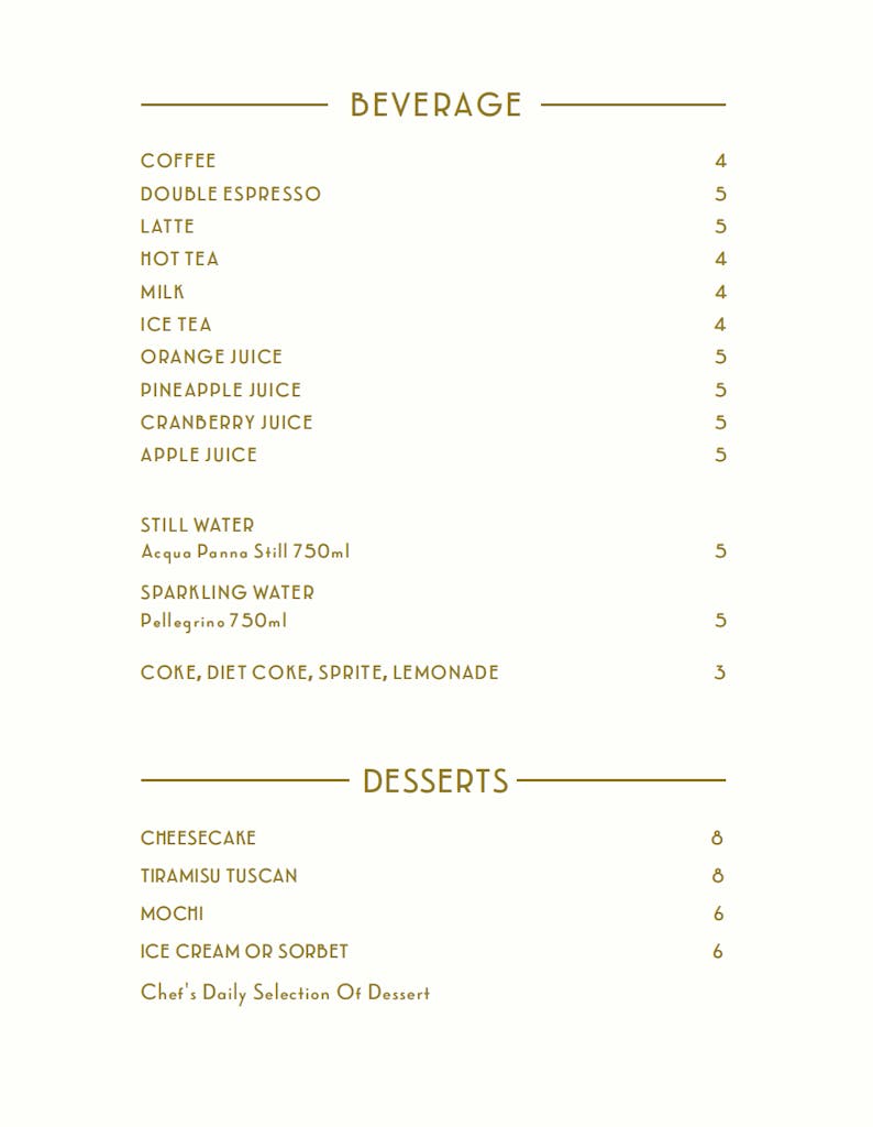 Menu - SWAN Sushi•Seafood•Bar