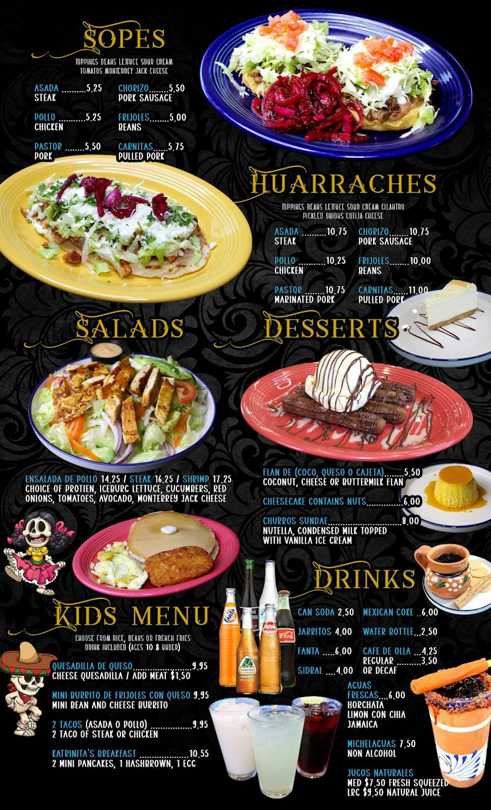Menu - Katrina's Mexican Kitchen