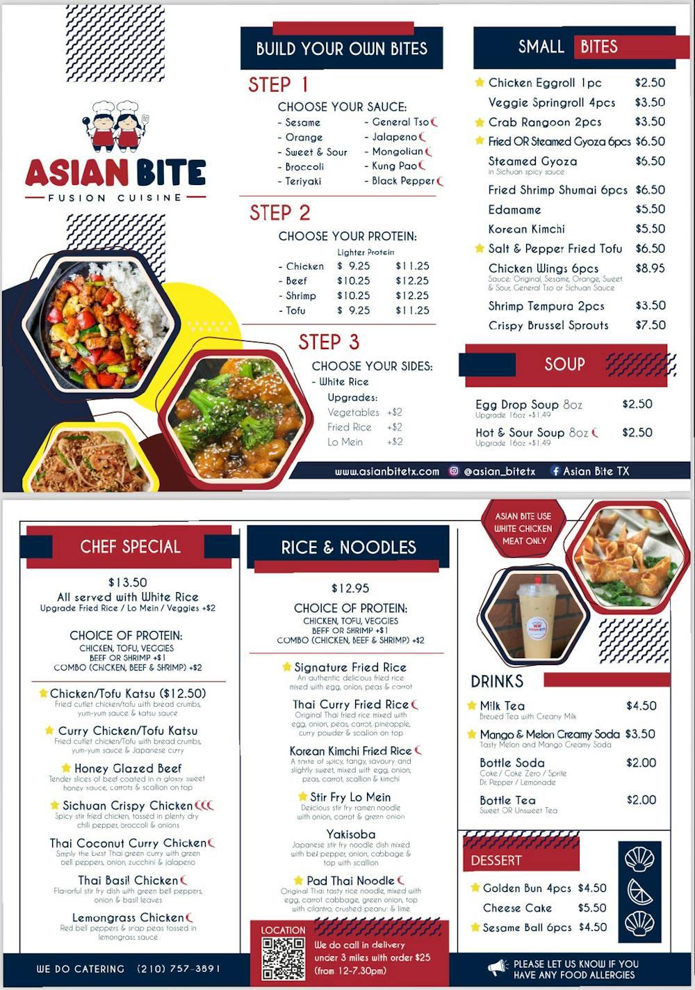 Menu - Asian Bite
