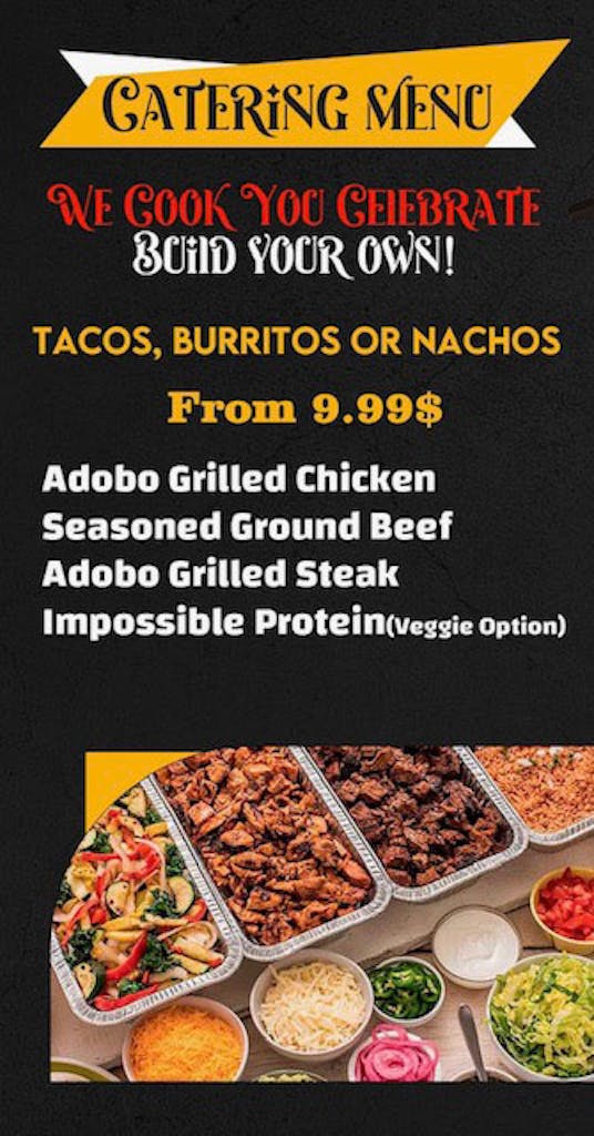 Catering - Macho Nacho Mexican Grill