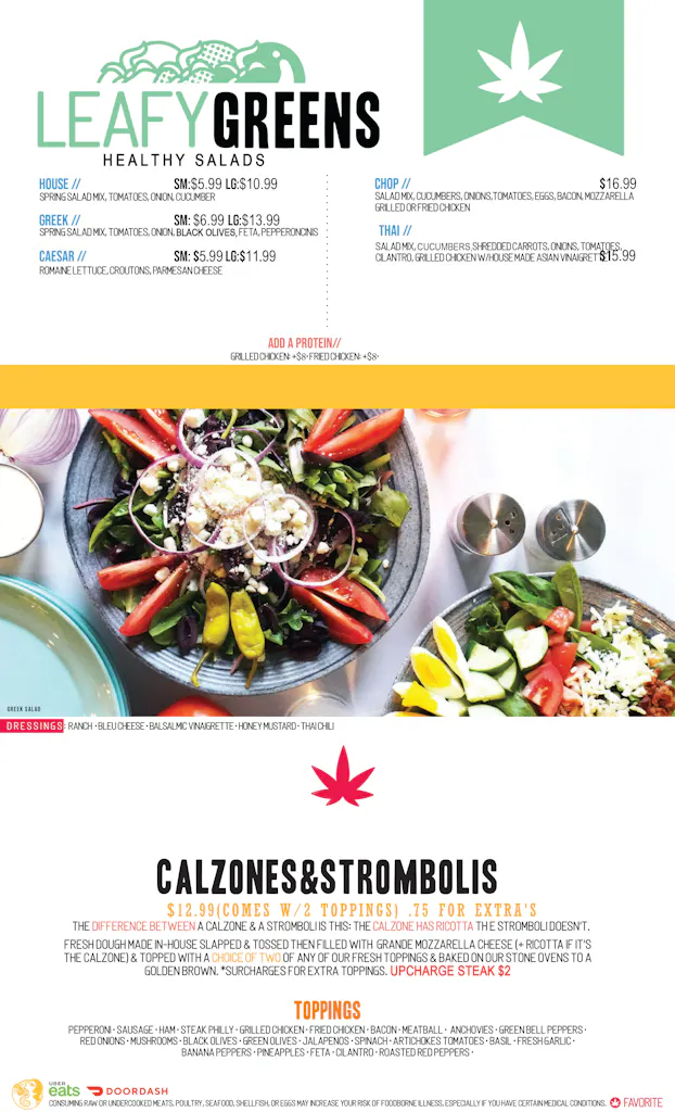 Menu - Stoned Pizza Kitchen