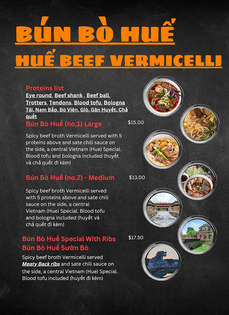 Menu - Gao Restaurant