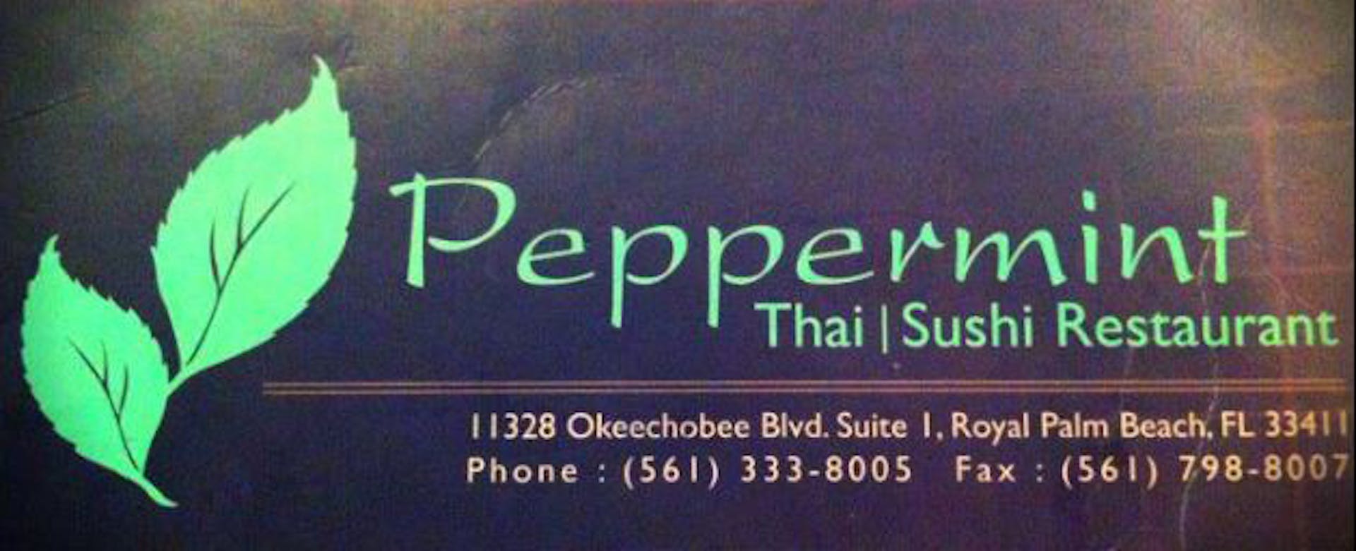 Home - Peppermint Thai Sushi