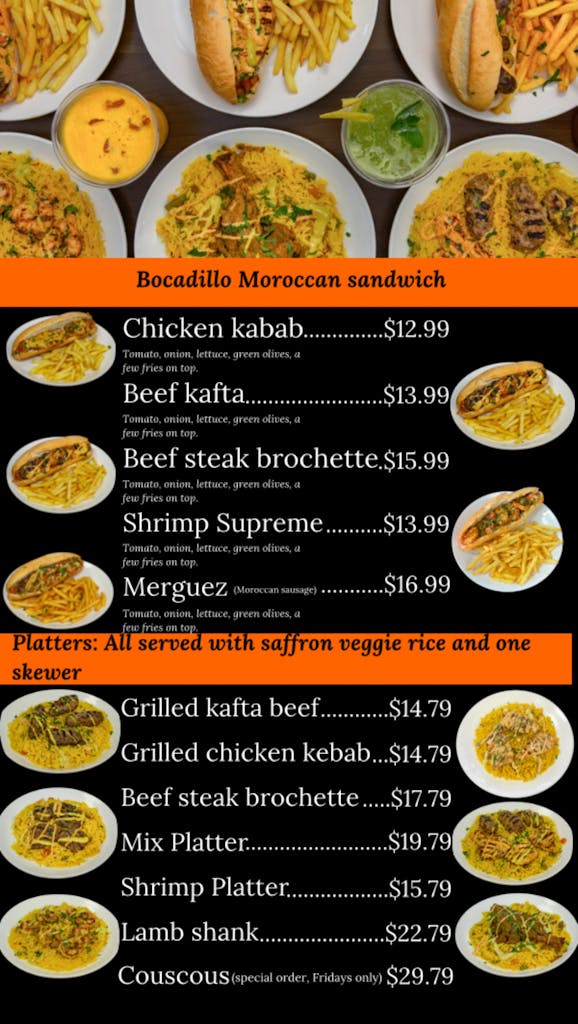 Menu - Halal House