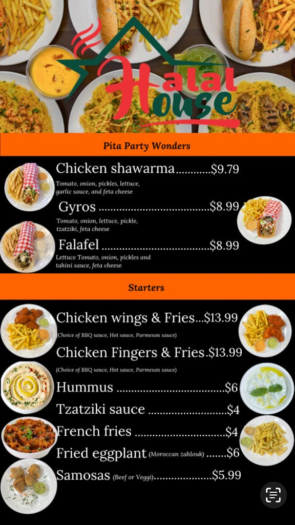 Menu - Halal House