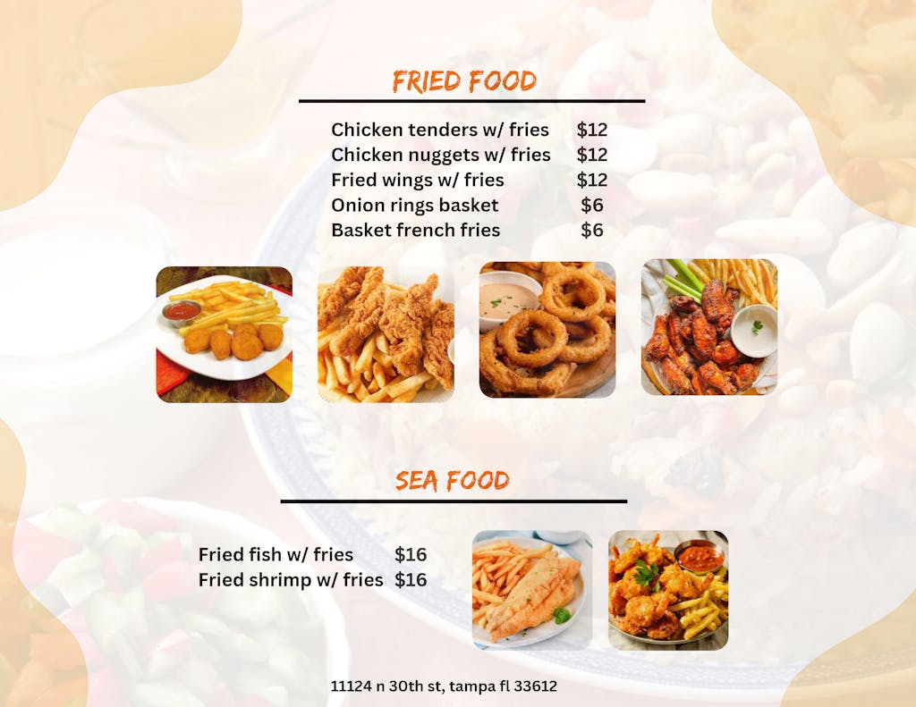 Menu - Hamada Maqluba