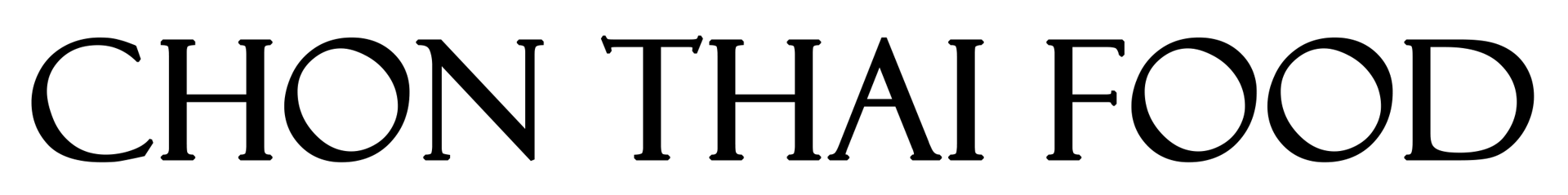 Home - Chon Thai Food