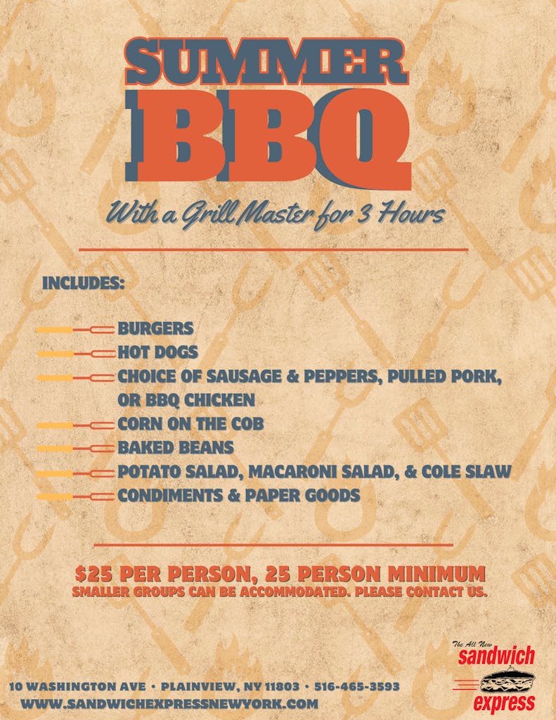 Catering - Sandwich Express