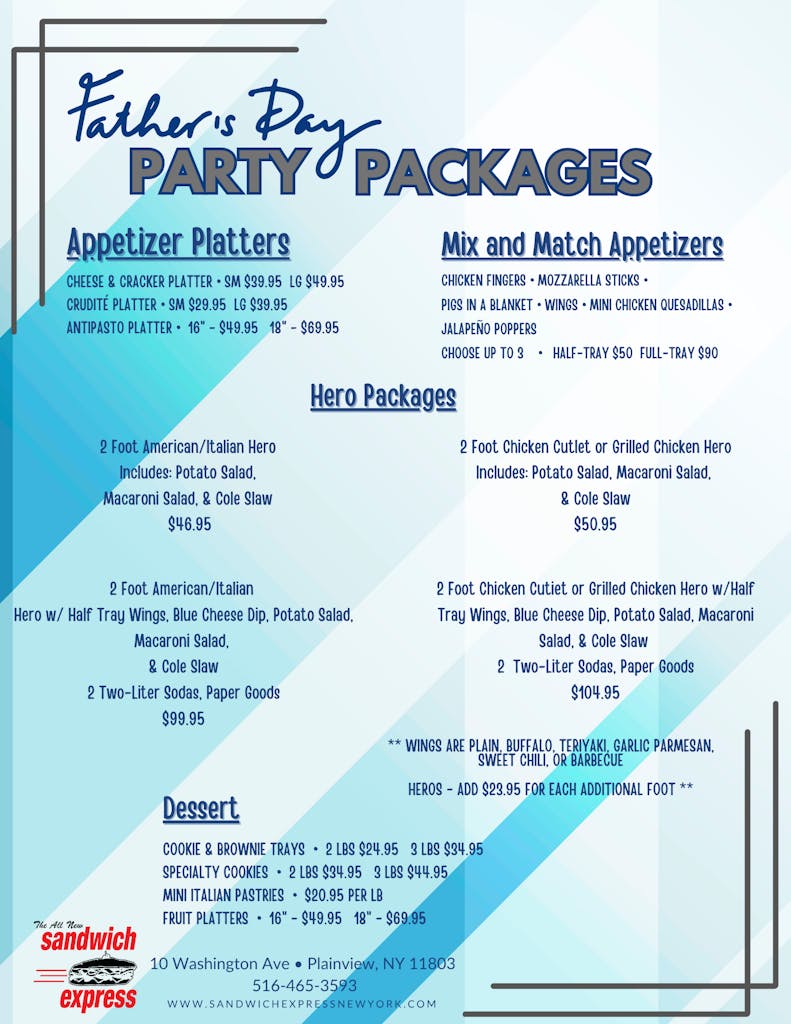 Catering - Sandwich Express